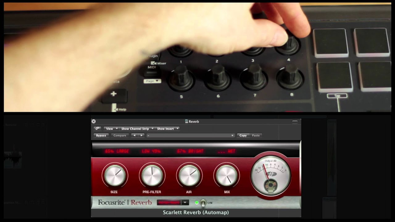 Novation // Impulse controlling the Focusrite Scarlett Plug-in Suite ...