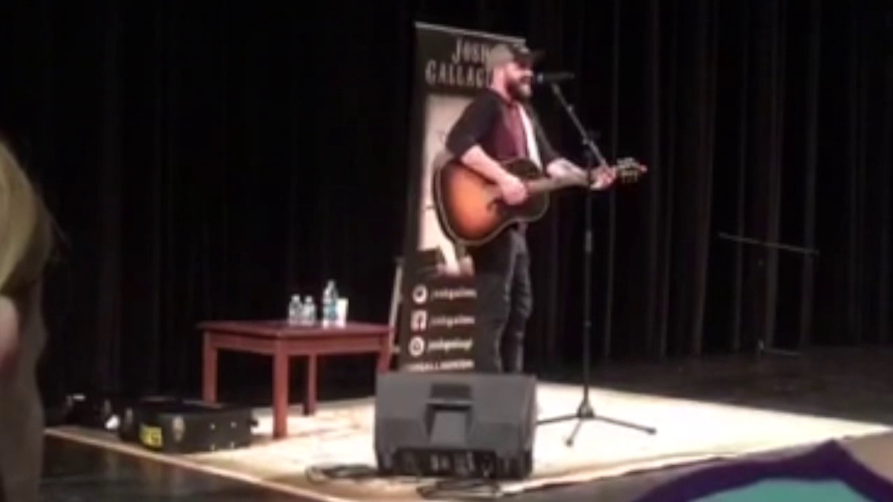Josh Gallagher's Performance at St. David's School - YouTube
