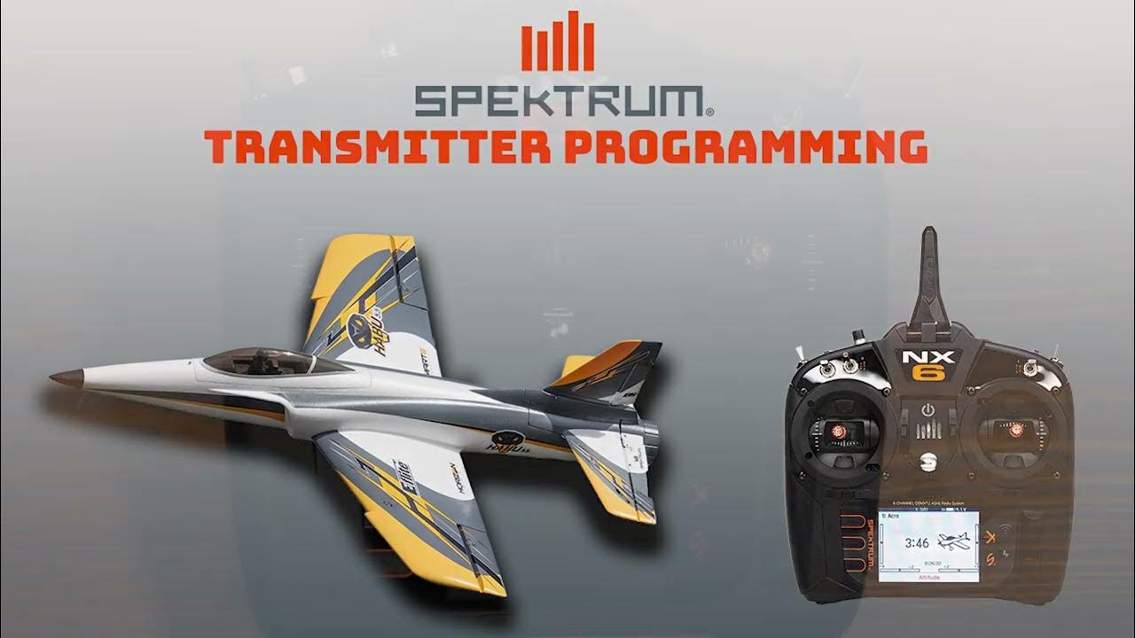 E-flite Habu SS 70mm Spektrum Transmitter Programming Guide - YouTube