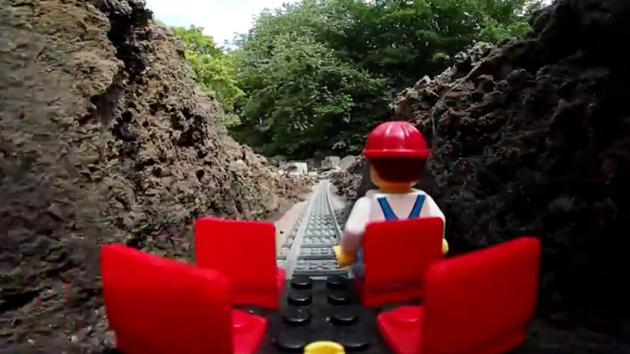 360 Long LEGO Train track setup outdoor in BrickWorld 4 - YouTube