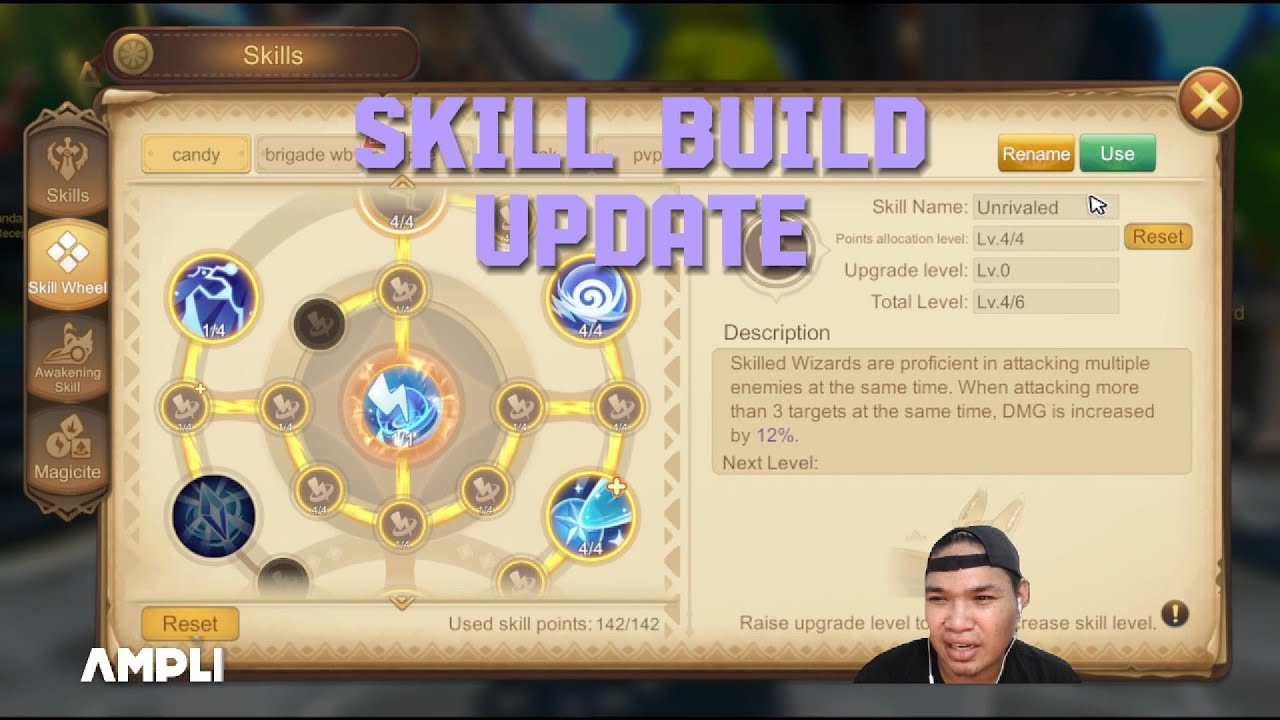 Skill build update for Mage/Wizard Class! - YouTube
