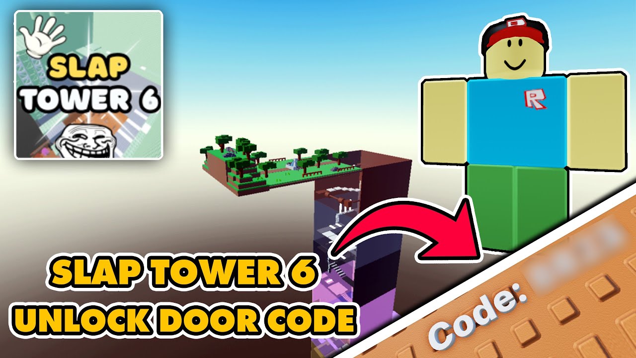 Slap Tower 6 : Find Door Code - YouTube