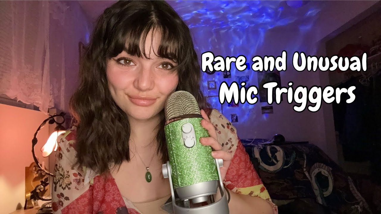 Asmr Rare And Unusual Mic Triggers Fast Mouth Sounds Rambles Hair