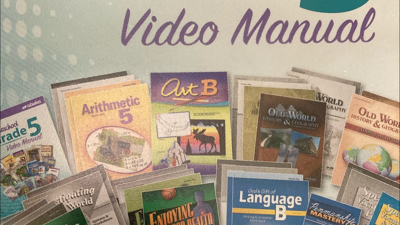 ABEKA 5th Grade Video Manual #homeschool #homeschool #curriculum # ...