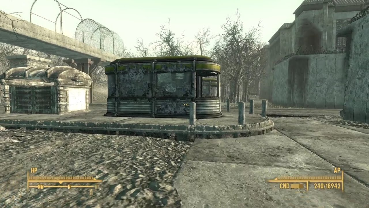 Fallout 3. Adams Air Force Base, Out Of Bounds - YouTube