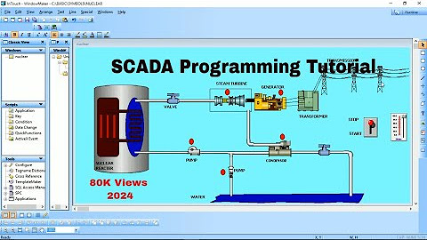 SCADA tutorial Wonderware Intouch - YouTube