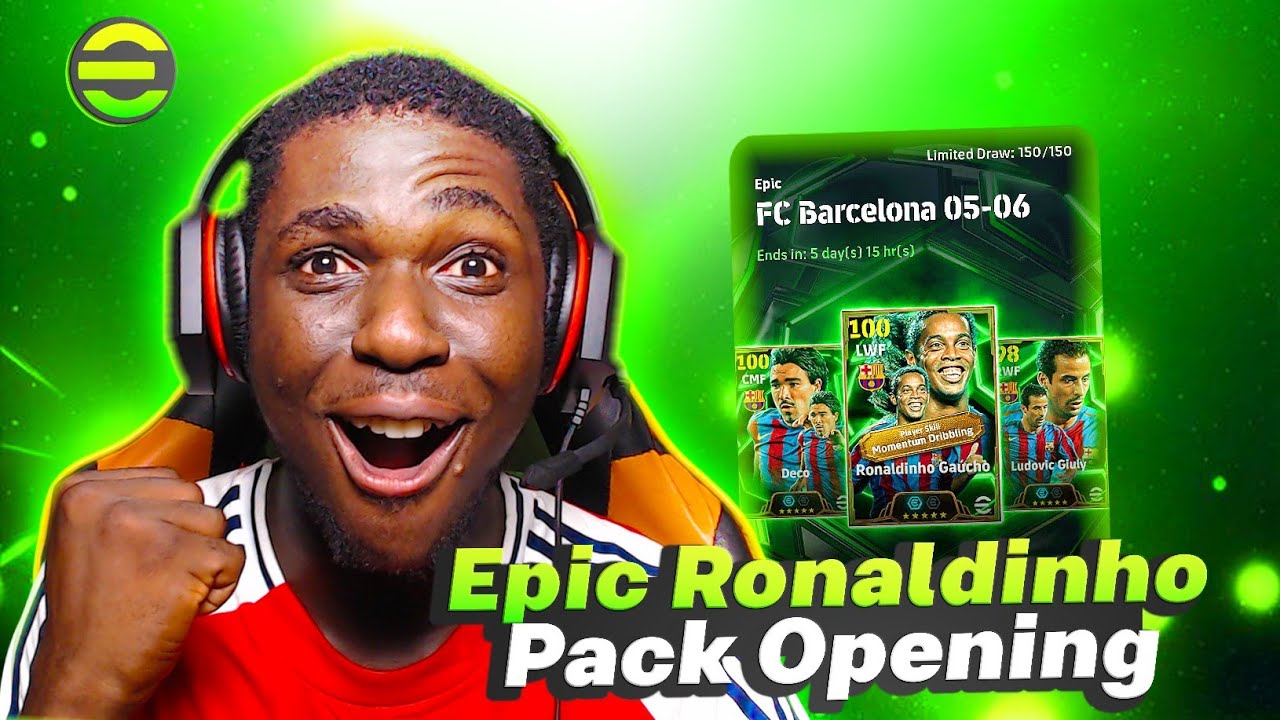 EPIC RONALDINHO PACK OPENING | BUT GOT EPICS BACK 2 BACK 😳🔥🔥🔥 ...