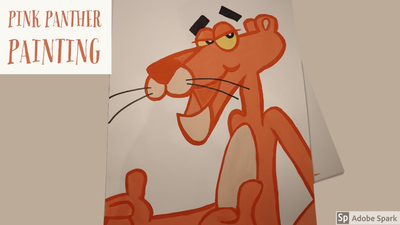 Pink Panther Painting ┃ Step to Step Guide - YouTube