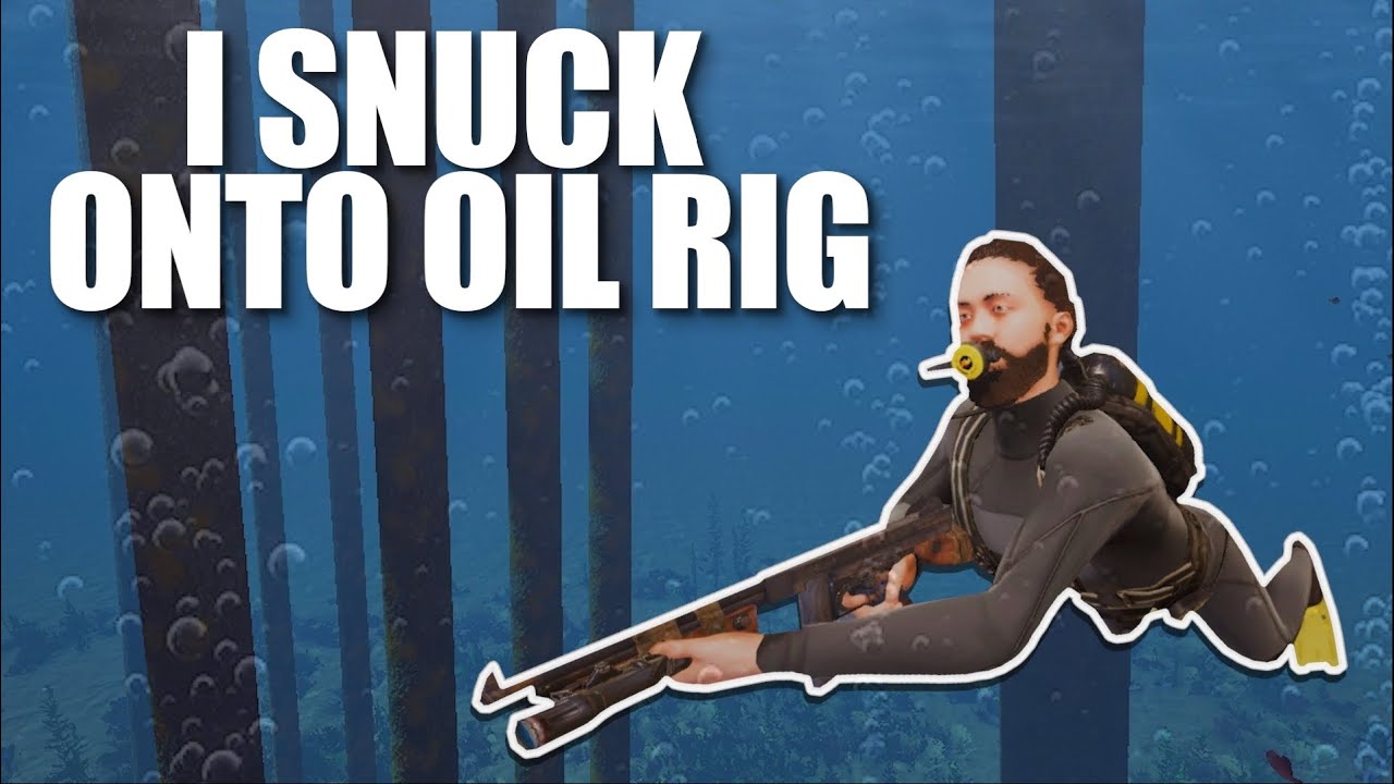 I SCUBA DIVED ONTO OIL RIG to COUNTER A CLAN | Solo Rust (2 of 4) - YouTube