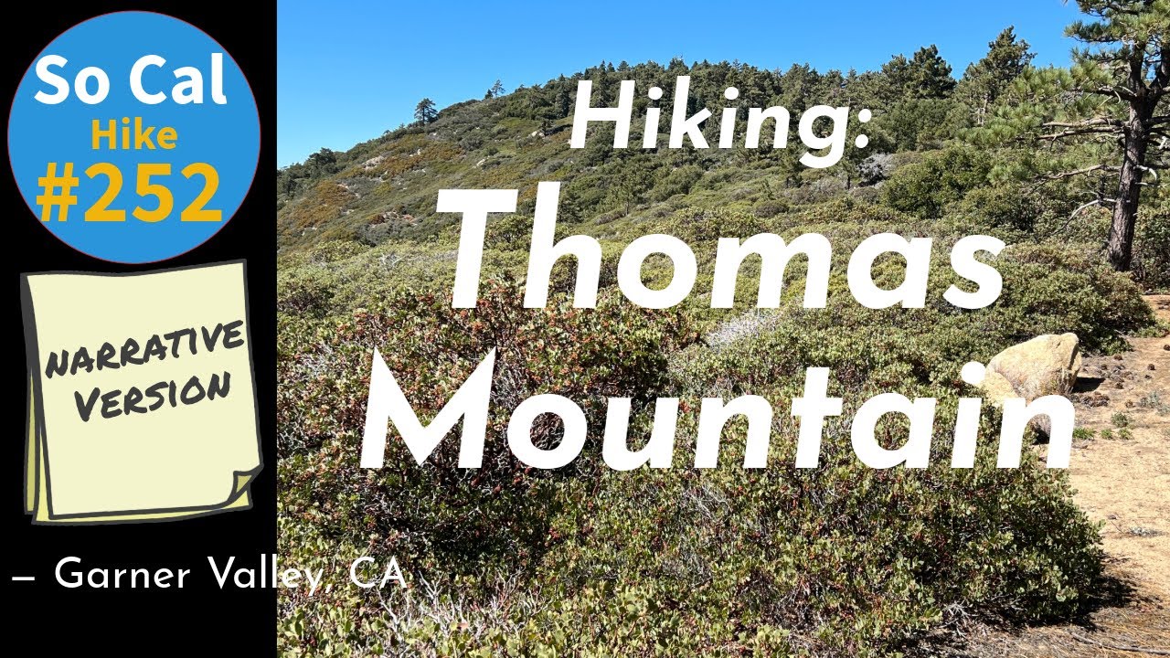 Hike #252N: Thomas Mountain, Garner Valley, CA (Narrative Version ...