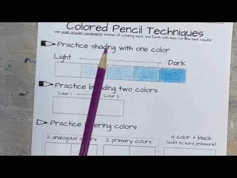 Colored Pencil Practice: Part 1 - YouTube