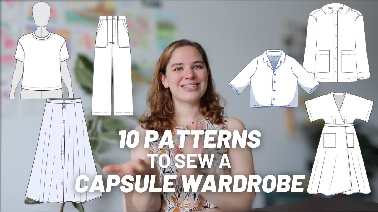 10 patterns to sew your own capsule wardrobe - half of those are free ...