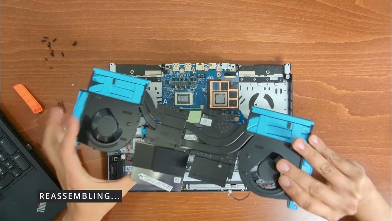 2023 Lenovo LOQ Thermal Module Disassembly - YouTube