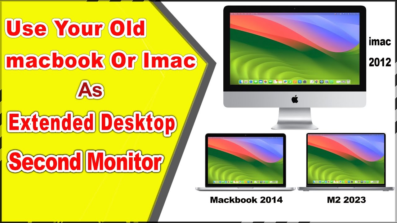 Use Your Old macbook Or Imac as Extended Desktop Second Monitor - YouTube