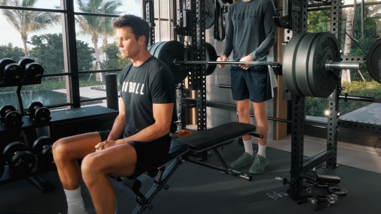 Tom Brady Max Bench Press?! - YouTube