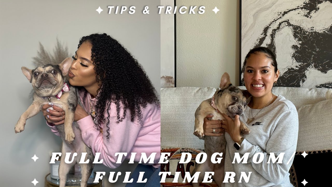 DOG MOM WITH A BUSY RN SCHEUDLE| How to keep your pup happy 🐶 - YouTube