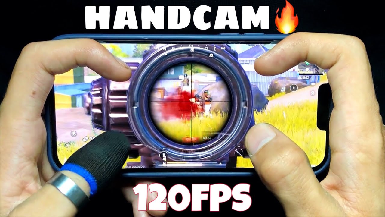 BEST HANDCAM 120 Fps | 4 Finger +gyroscope iPhone 13 Pro MAX Pubg ...