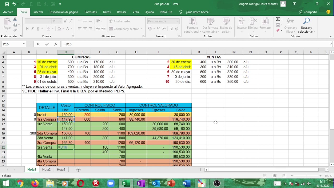 Contabilidad 2 - Inventarios - YouTube