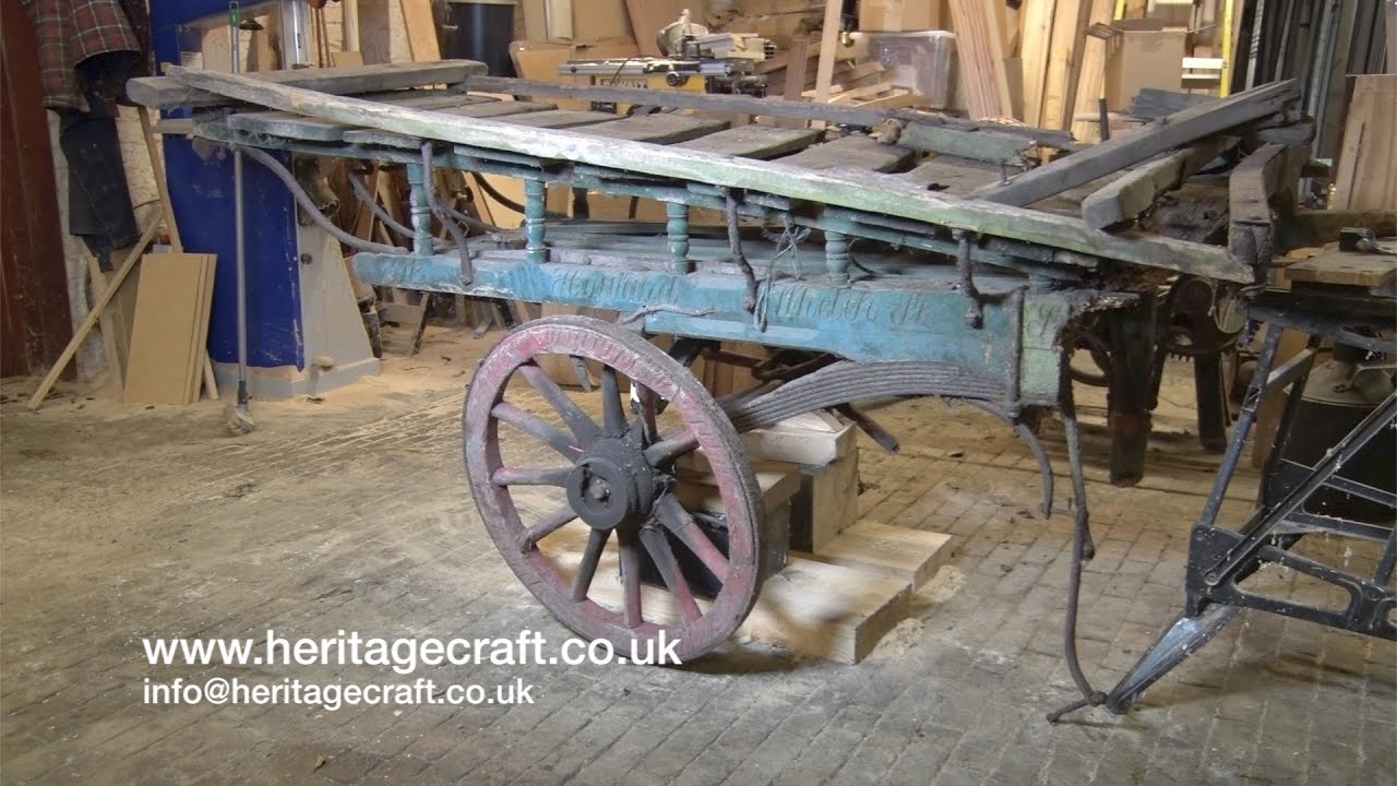 Restoring a Vintage Costermongers Cart - YouTube