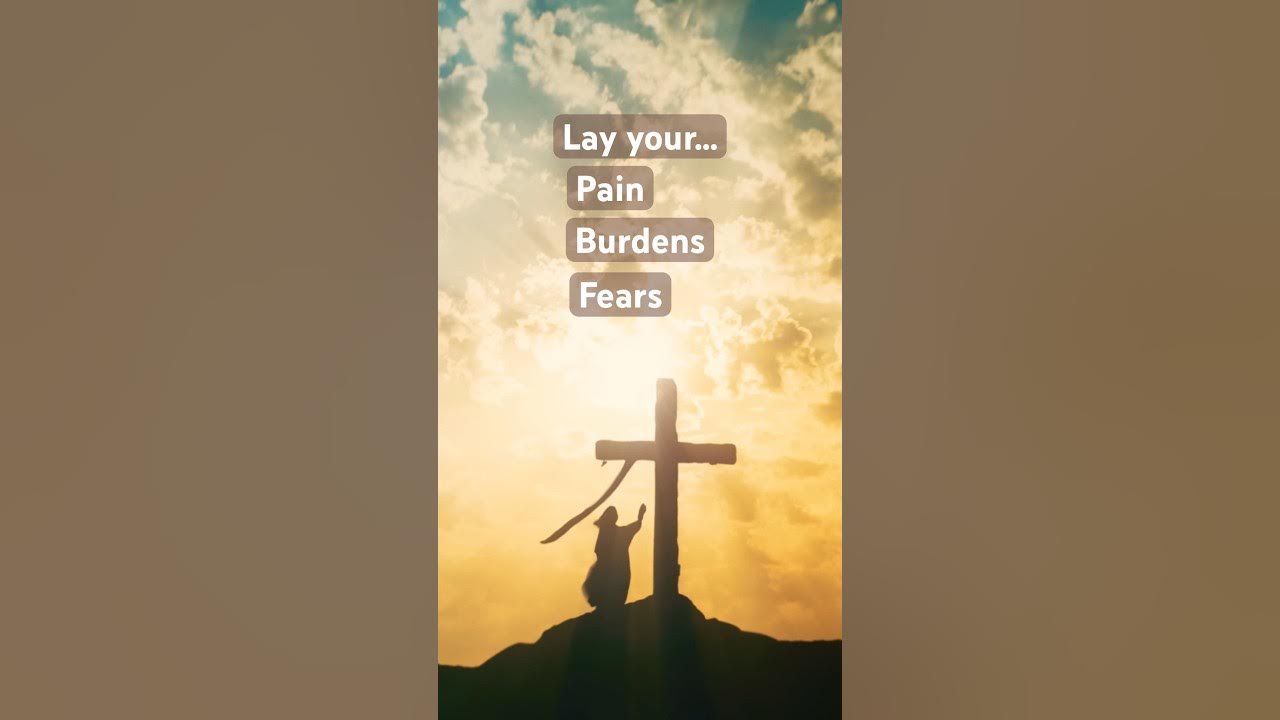 Lay Your Burdens at Jesus feet ️ #God #Bible #Jesus #love #faith #inspiration #motivation # ...