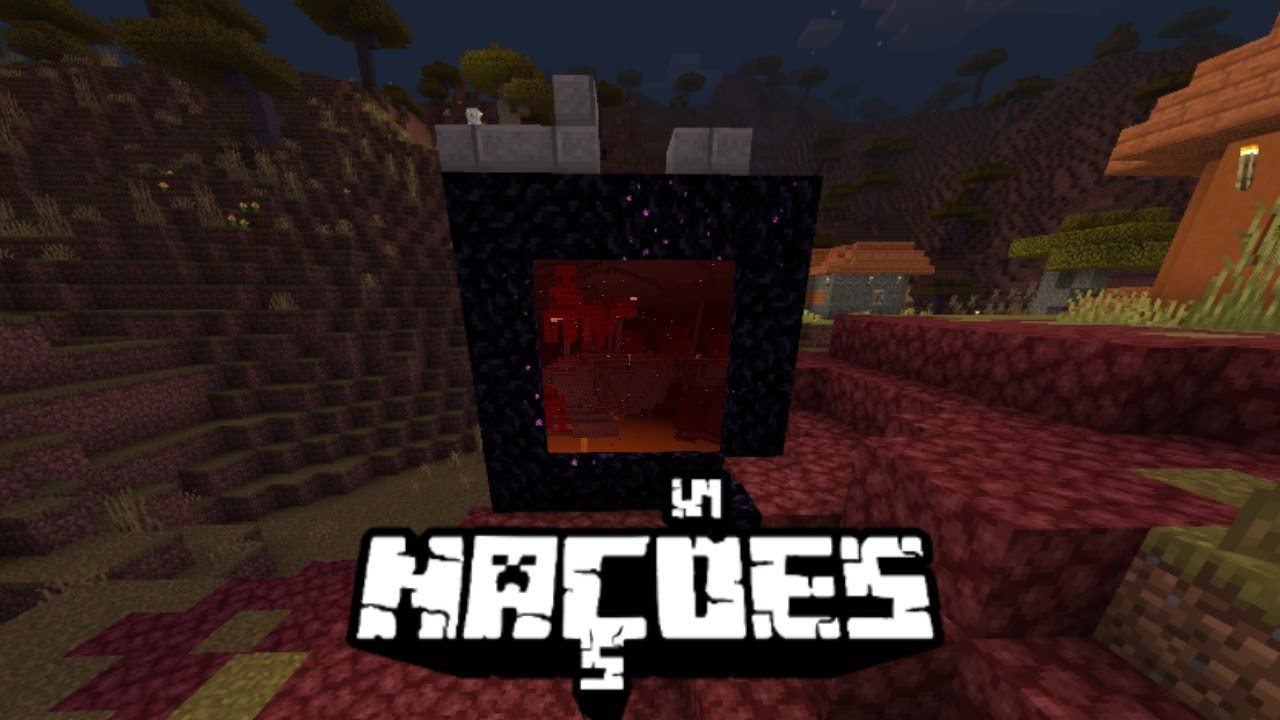O NETHER - Minecraft Bedrock Nações Part.5 - YouTube