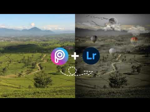 TUTORIAL EDIT MANIPULASI FOTO KEREN || PICSART X LIGHTROOM MOBILE