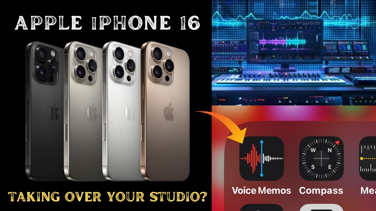 IPHONE 16 REPLACING YOUR MUSIC STUDIO SETUP? - YouTube