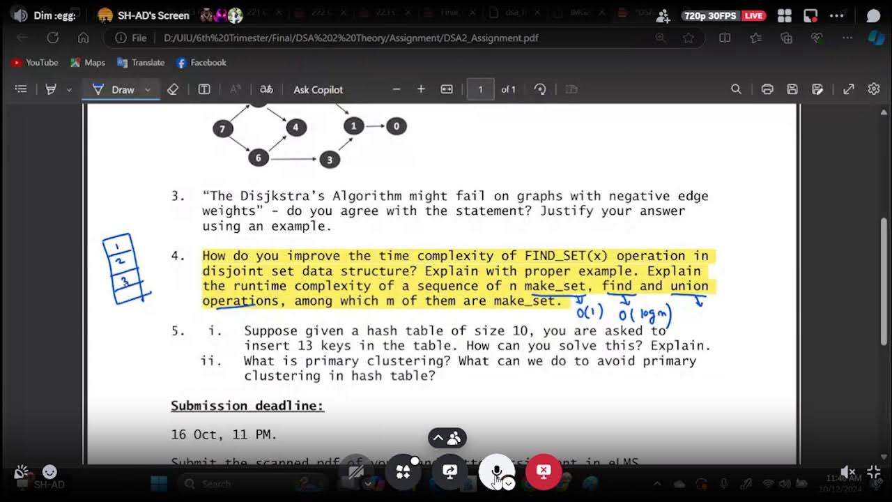 Disjoint set | DSA 2 | Final | C101 | UIU - YouTube