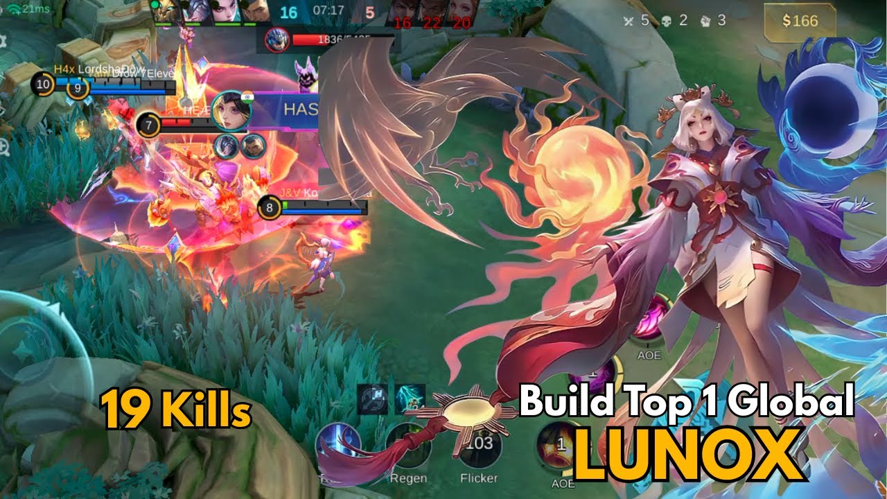 19 Kills !! Insane Burst Damage Lunox - Build Top 1 Global Lunox ~ MLBB ...