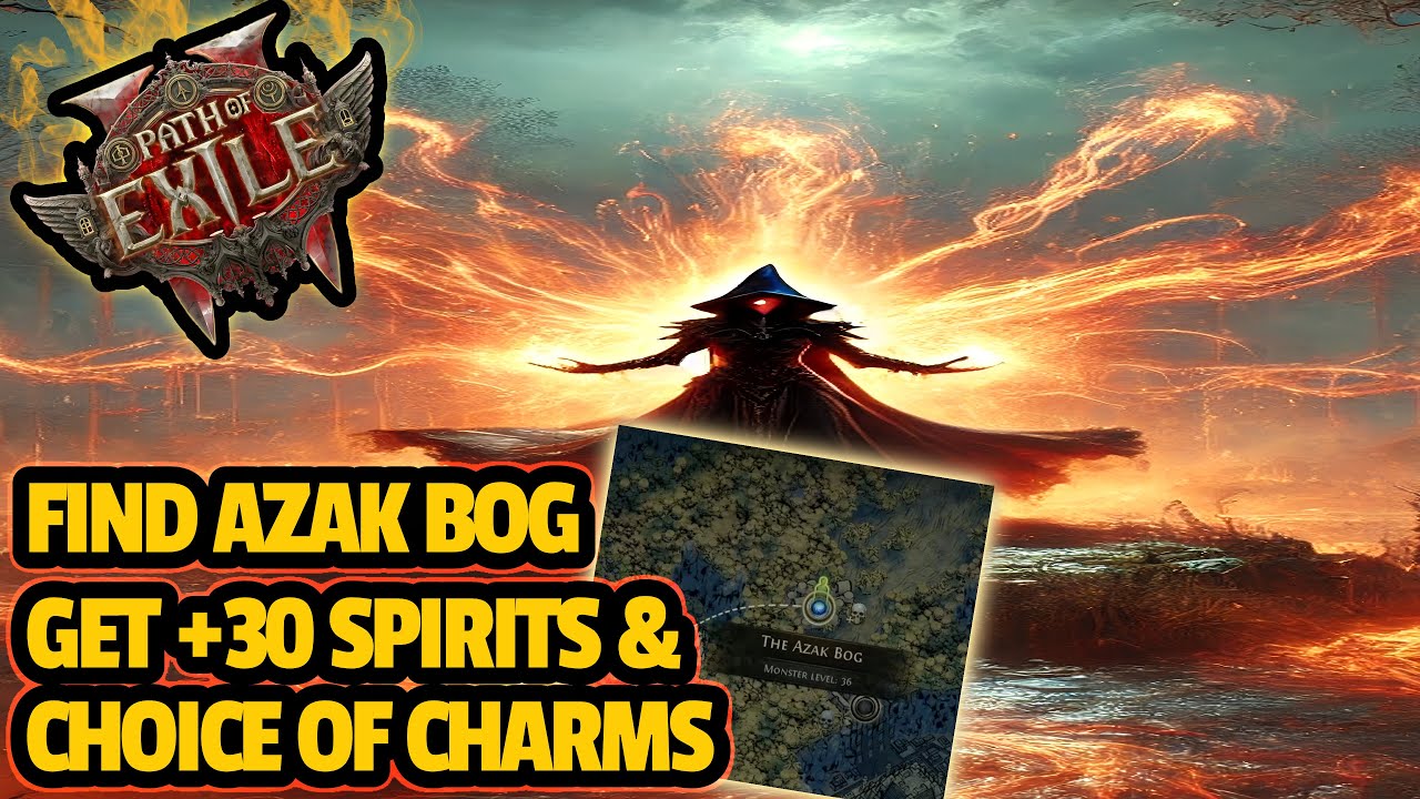 [PATH OF EXILE 2] Get 30 SPIRITS- TIps To Find AZAK BOG & Kill IGNAGDUK ...