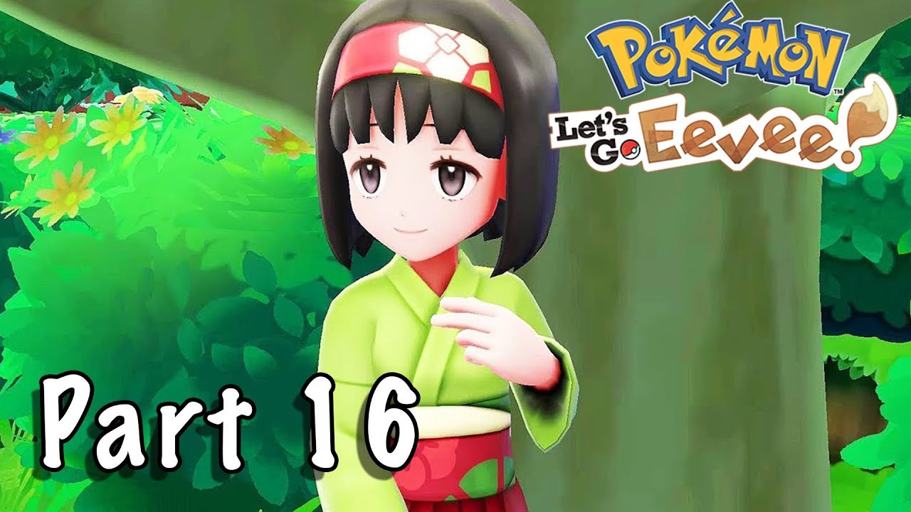VS Erica | Pokemon: Let's Go, Eevee! | Part 16 - YouTube
