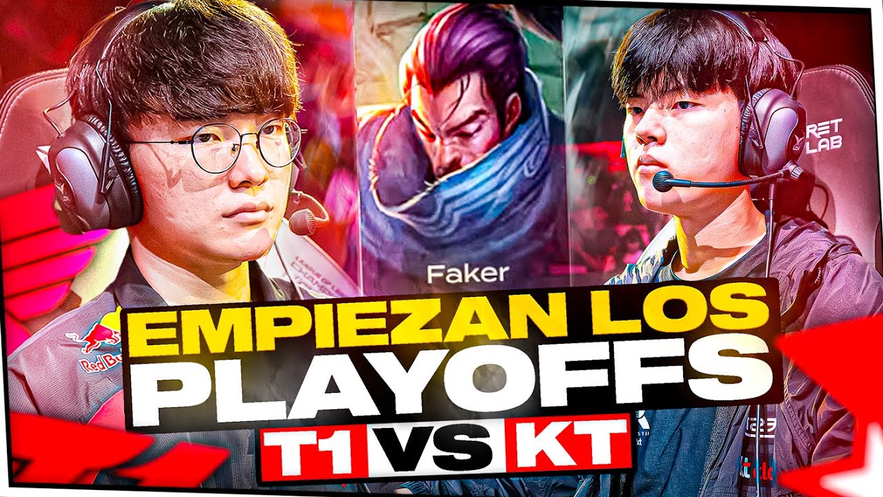 😈 FAKER SACA YASUO VS DEFT *SERIE ELIMINATORIA* 😱 // T1 vs KT PLAYOFFS ...