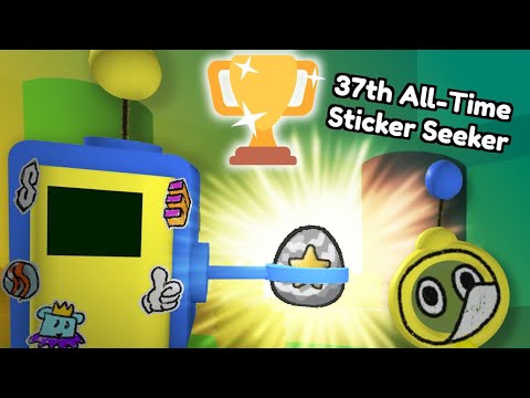 Finishing Sticker-Seeker Quest Machine: Rank 100 + #37 All Time Sticker ...