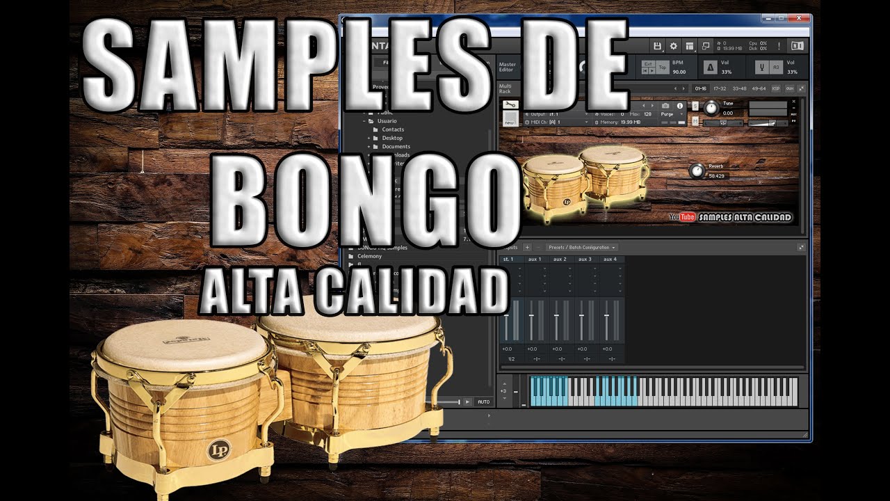 SAMPLES DE BONGO LP CALIDAD PROFESIONAL DE ESTUDIO - YouTube
