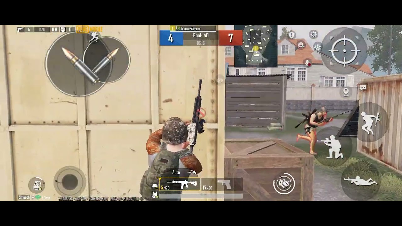 Room 1v1 noob vs noob pub g game play - YouTube