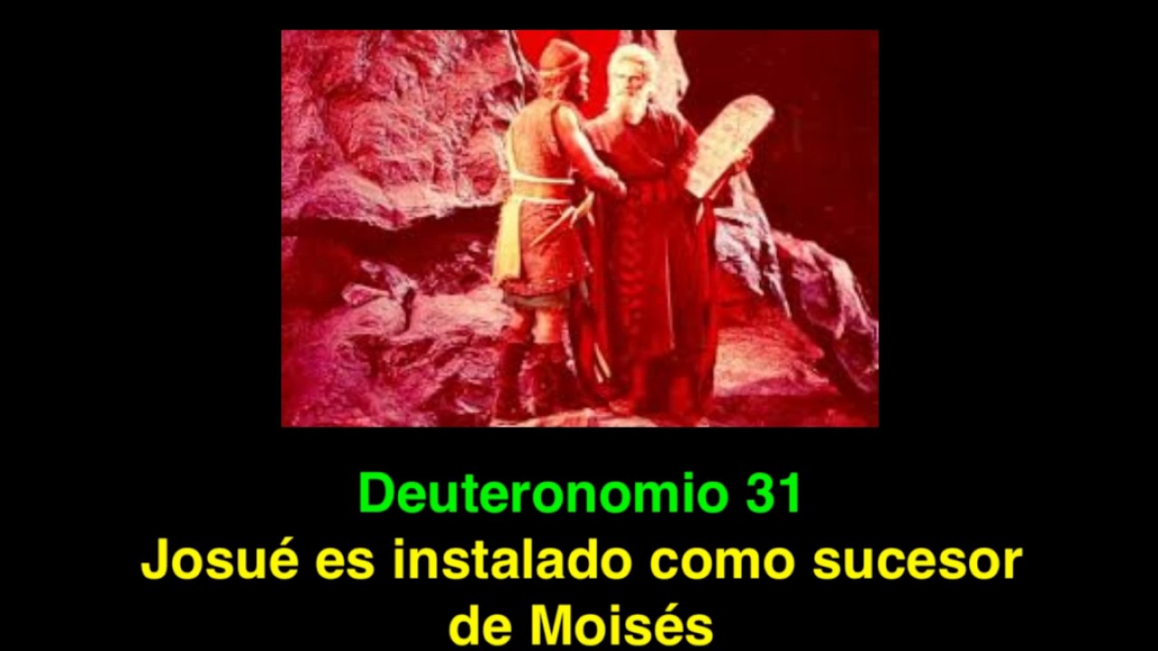 Deuteronomio 31: Josué es instalado como sucesor de Moisés - YouTube