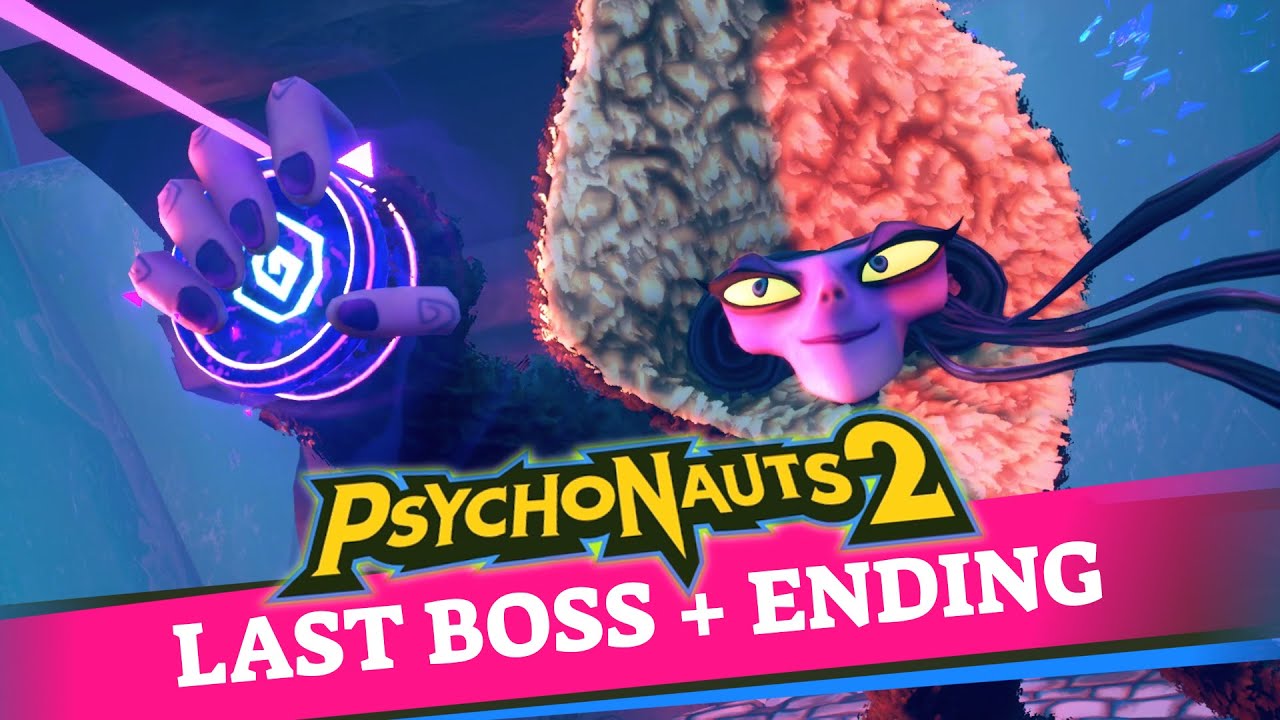 Psychonauts 2 Maligula Last Boss Fight + Game Ending with all Cutscenes ...