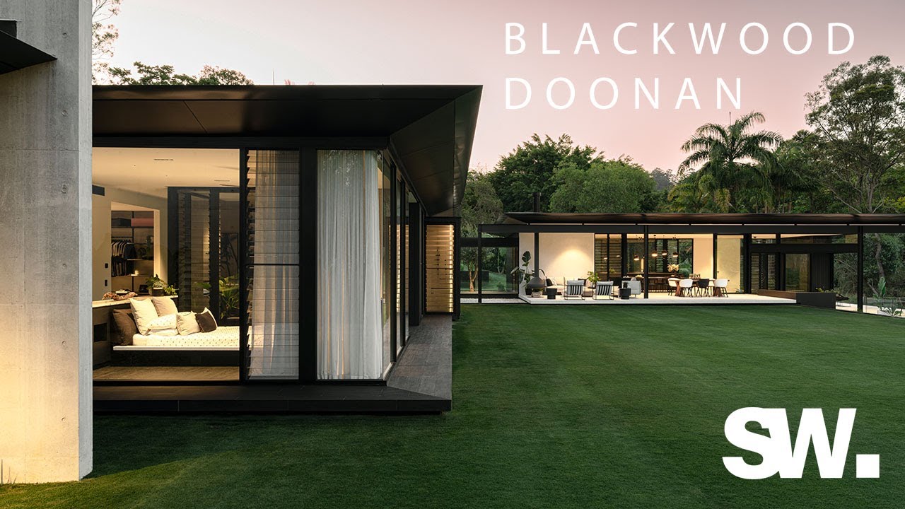 ARCHITECTS OWN DREAM HOME SWA - BLACKWOOD Doonan - YouTube