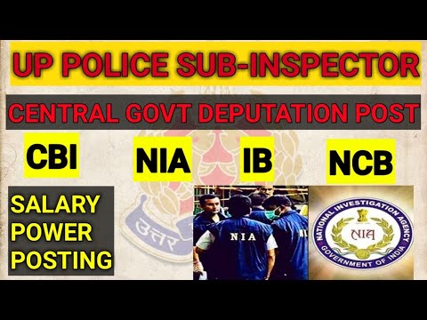 UPSI DEPUTATION POST |CBI| NIA | NSG | - YouTube