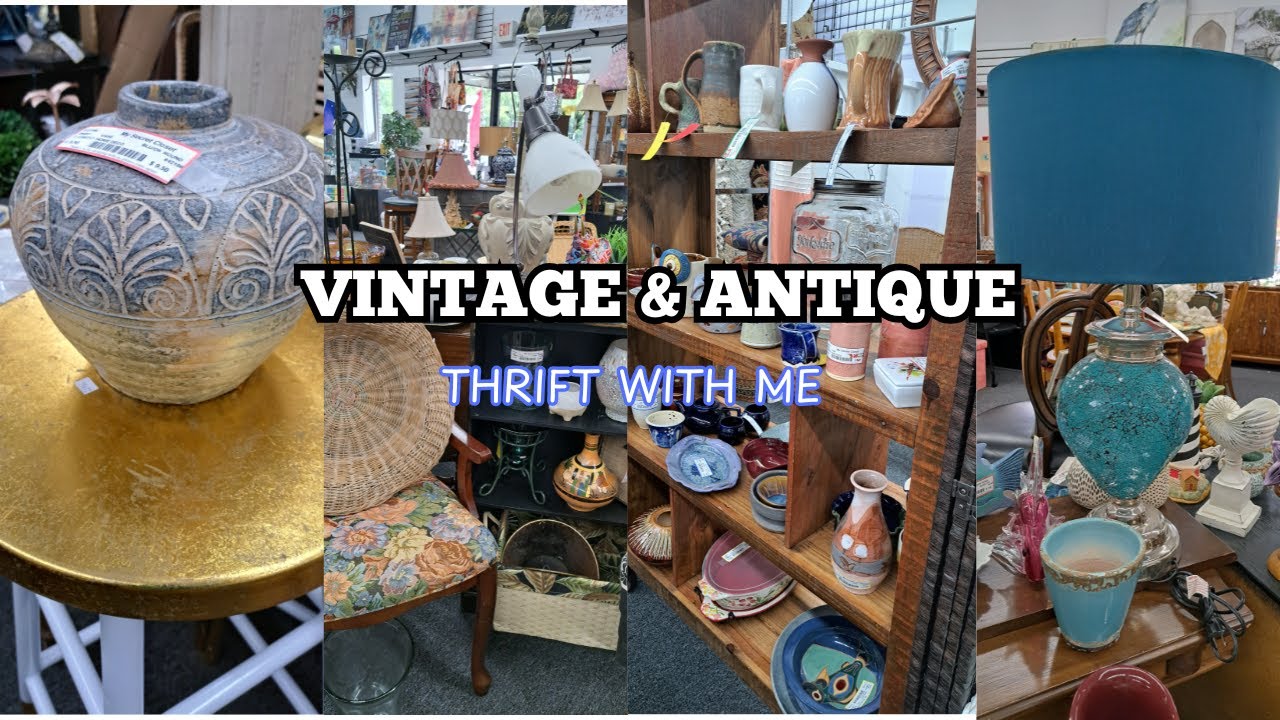 THRIFTING VINTAGE HOME DECOR/ HUGE THRIFTING HAUL!/THRIFT SHOP WITH ME ...