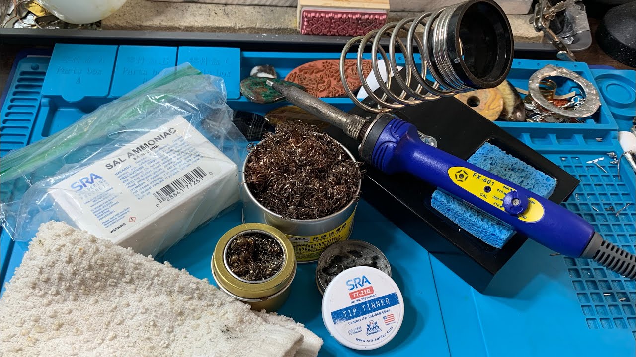 Keeping Your Soldering Iron Tip Clean - YouTube