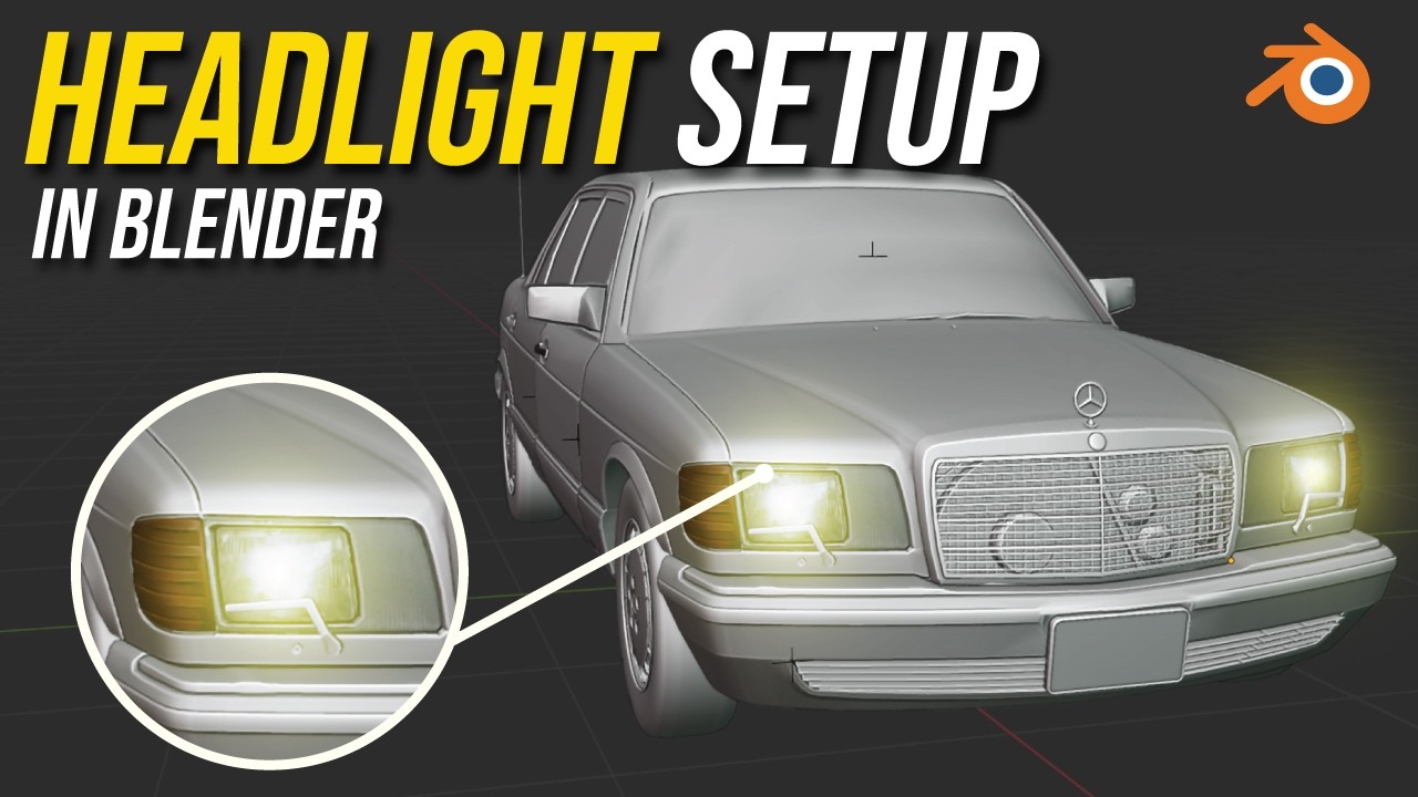 Preparing Car Lights in Blender for UE5 – Make Any Car Drivable | Part ...