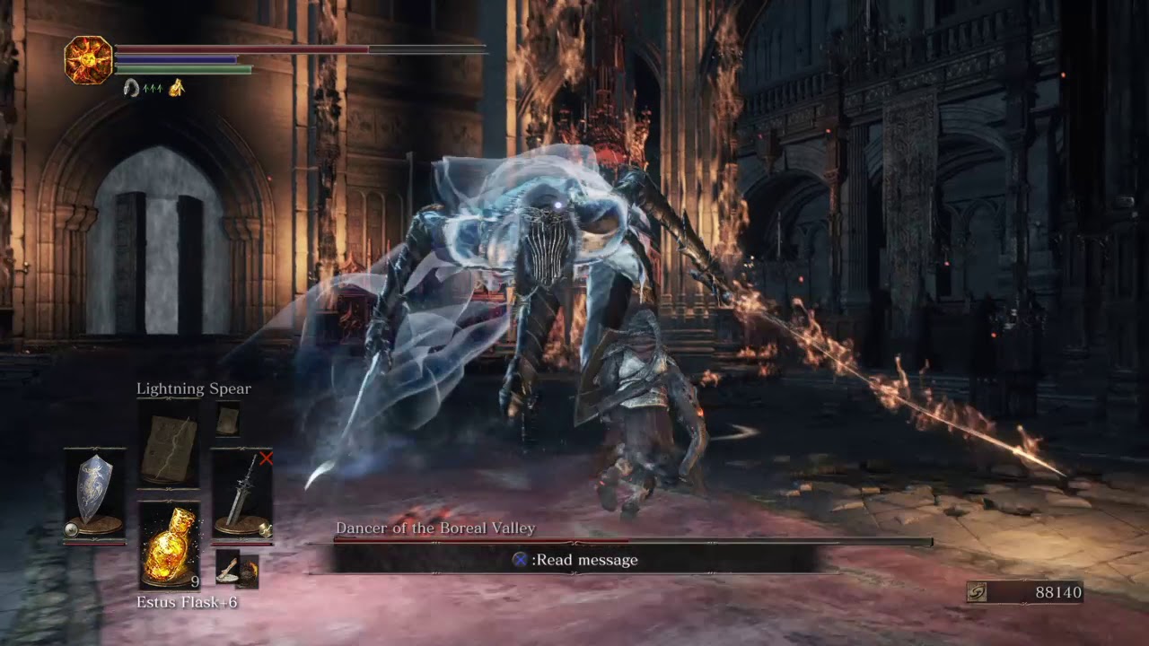 DARK SOULS™ III: Dancer of the Boreal Valley boss fight! - YouTube