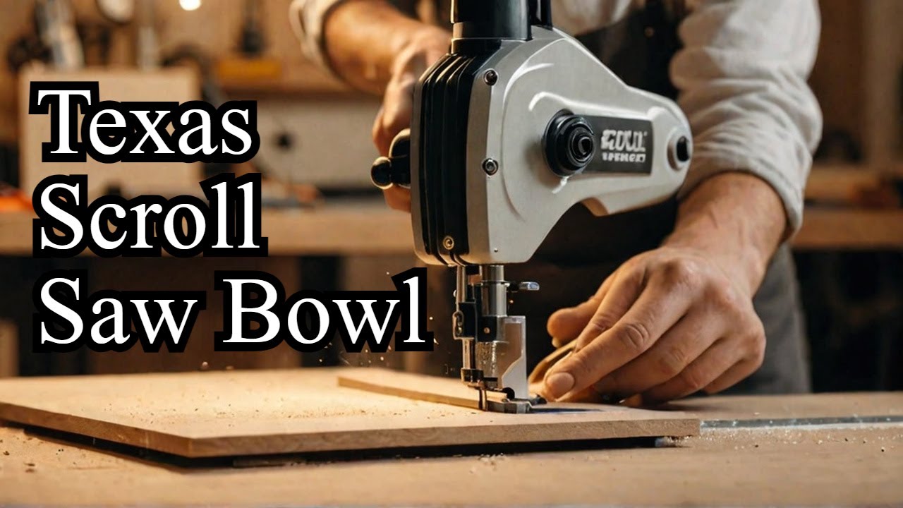 A Simple And Quick Texas Scroll Saw Bowl - YouTube