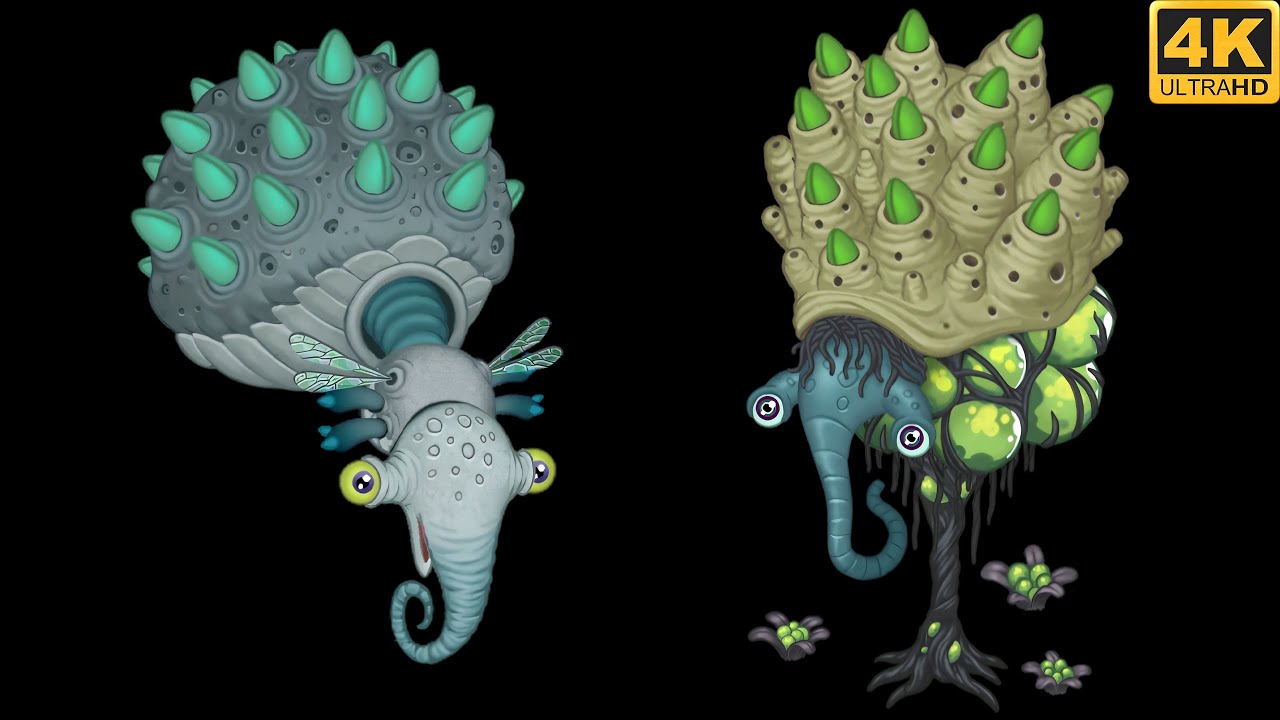 Jerm - Sound & Animation, Comparison / Breeding (My Singing Monsters ...