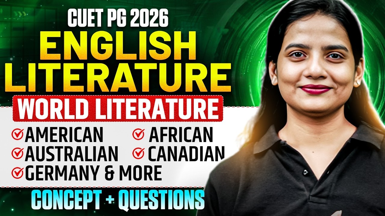 CUET PG English Literature | CUET PG English Literature World ...