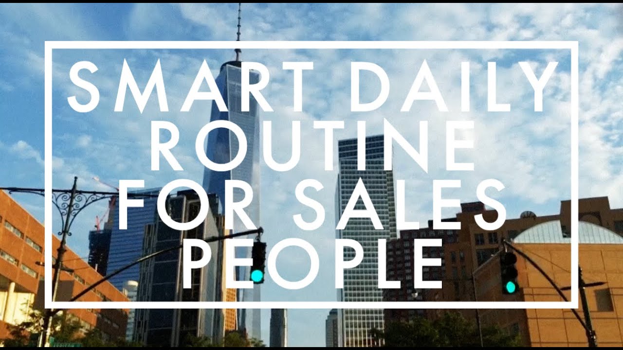 Smart Daily Routine for Sale People - YouTube