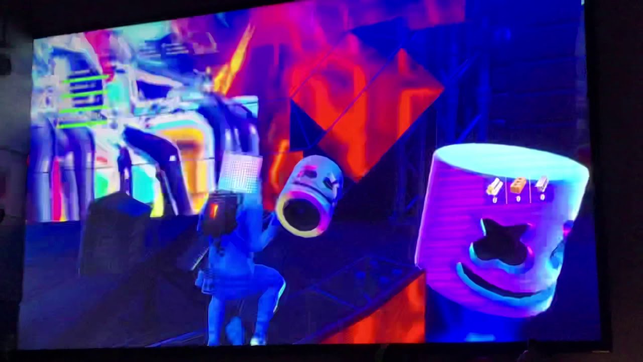 Fortnite marshmallow dance party live - YouTube