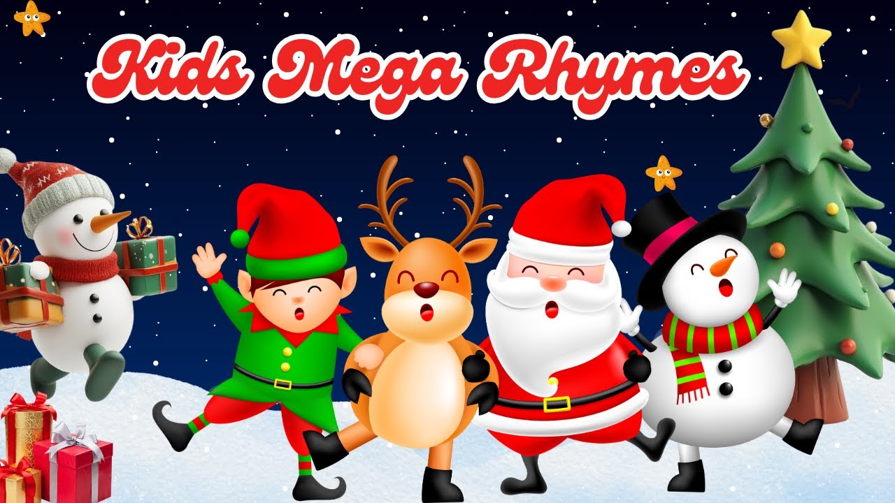 Jingle Bells, Christmas Baby Shark,12- months of the year | Mega Rhymes ...