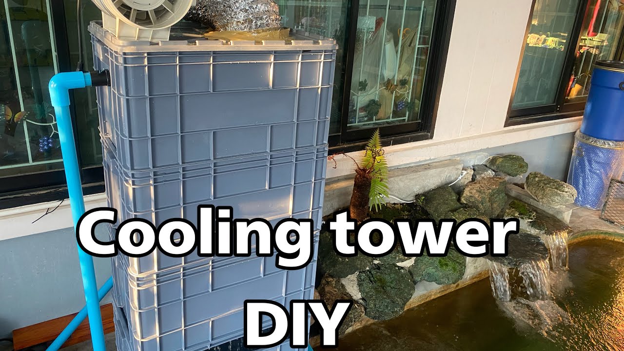 Cooling tower diy #เทสระบบ - YouTube